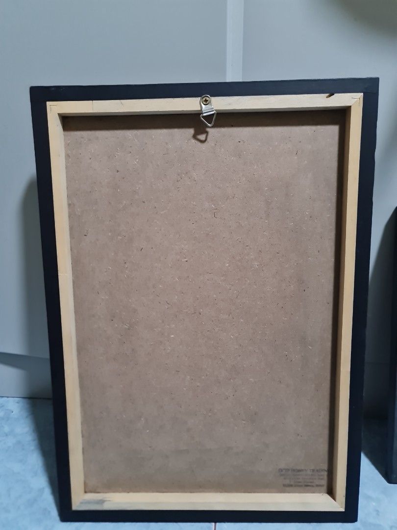 Anime wood frame One piece demon slayer - luffy kaido rengoku poster ...