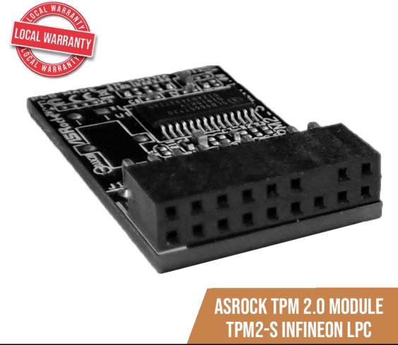 ASRock TPM-s V2 TPM 2 2.0 TPM2 TPM2.0 Trusted Platform Module Chipset Windows 11 Upgrade ...