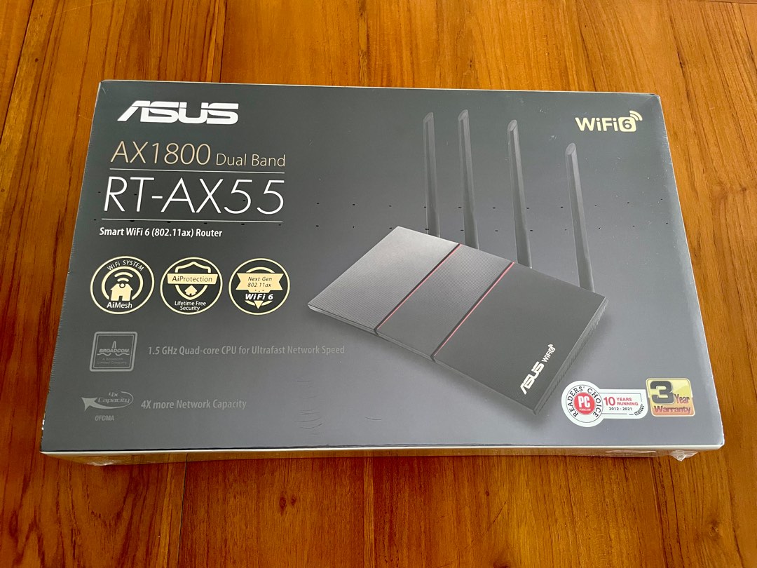 ASUS AX1800 RT-AX55 Router, Computers & Tech, Parts & Accessories ...