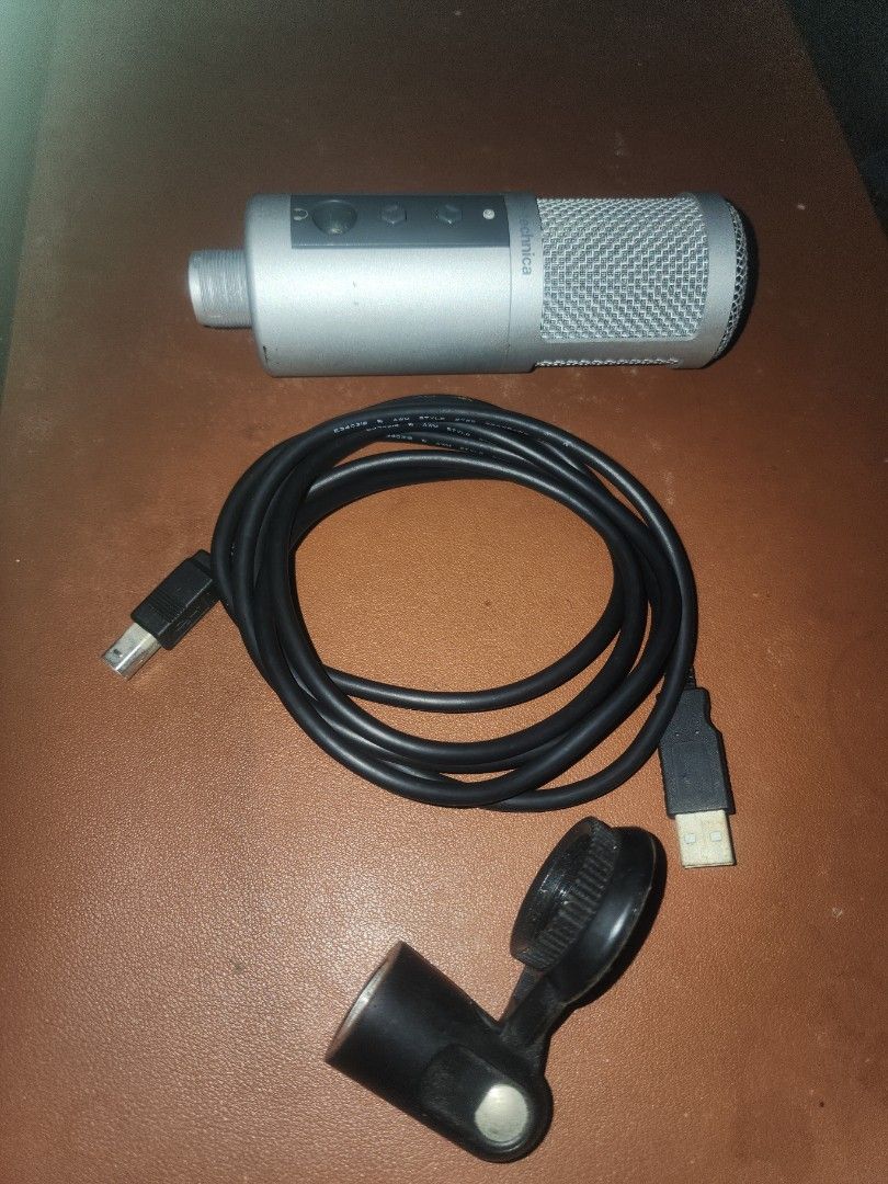 Audio Technica USB Microphone, Audio, Microphones on Carousell