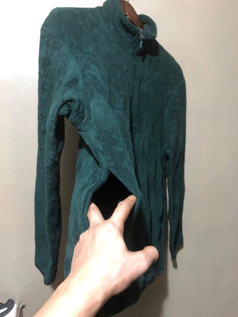 Authentic UNIQLO Half Zip Fleece Pullover, Men's Fashion, Coats ...