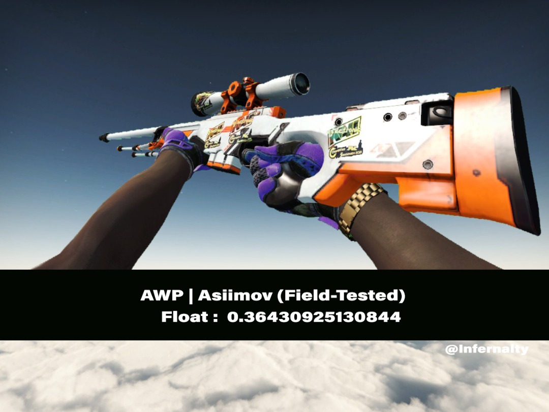 AWP Asiimov FT CSGO SKINS KNIVES, Video Gaming, Gaming Accessories, In-Game Products on Carousell
