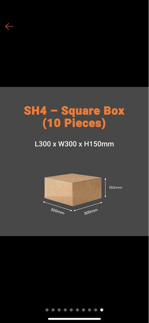 BN Square Corrugated Box, Furniture & Home Living, Home Improvement ...