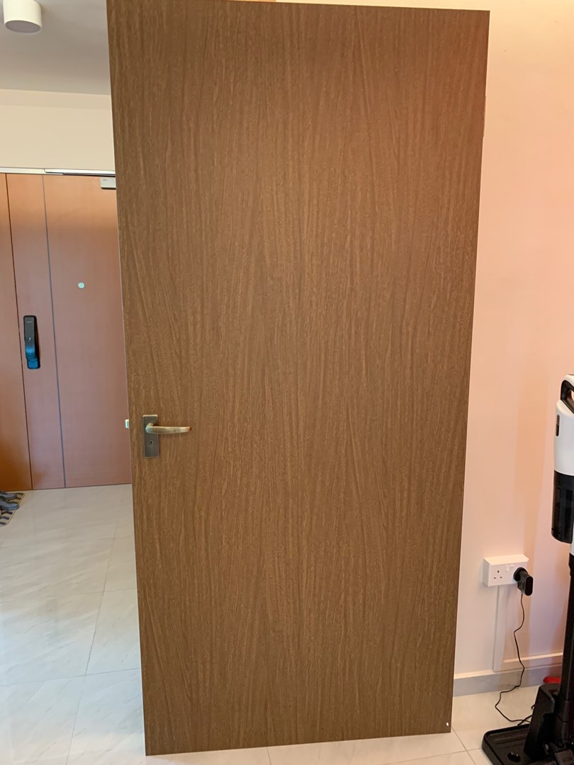 BTO Bedroom door full set, Furniture & Home Living, Security & Locks ...