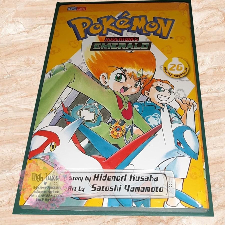 Buku Komik Pokemon Adventures Emerald Volume 26 English Comic Book ...