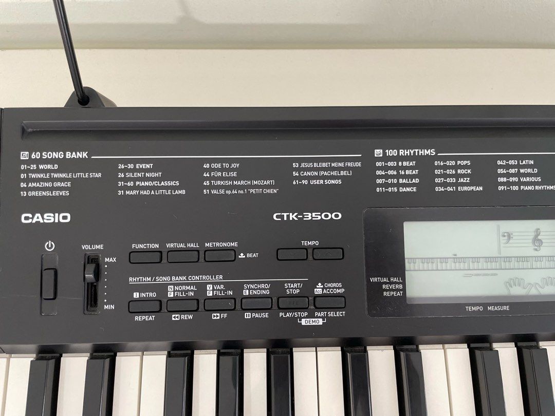 Casio Electronic Keyboard CTK-3500, Hobbies & Toys, Music & Media, Musical Instruments on Carousell