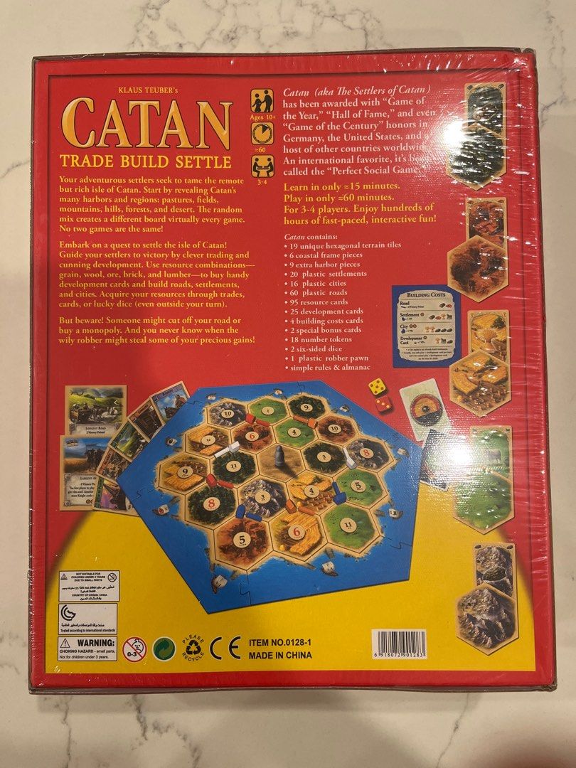 CATAN Board Game Basic , Hobbies & Toys, Toys & Games on Carousell