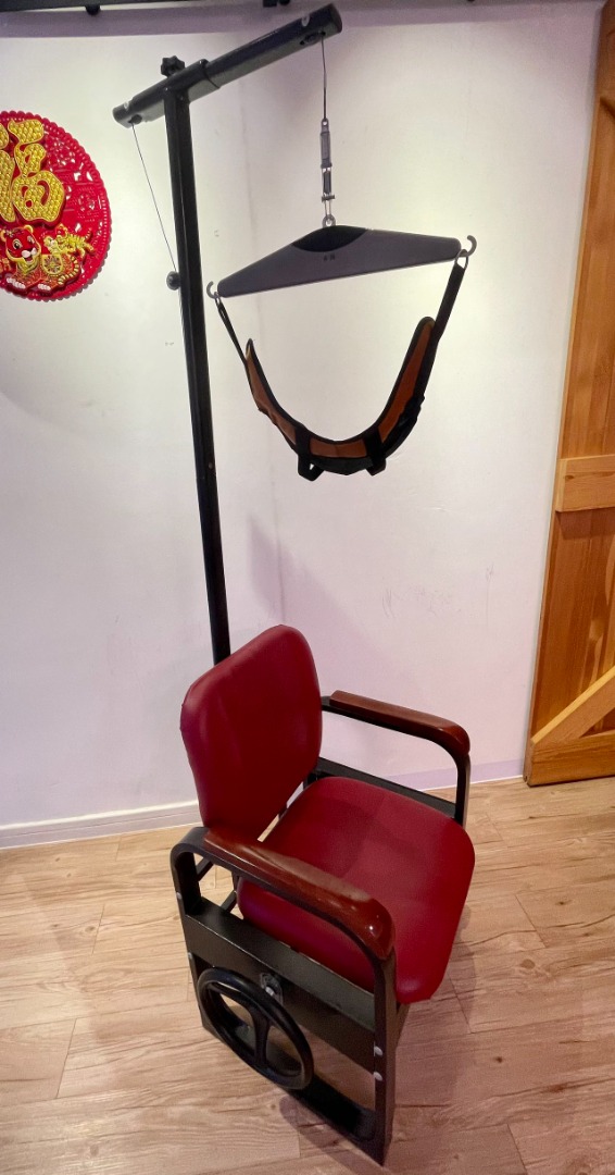 Cervical Traction Chair / Neck Stretcher Chair, Health & Nutrition ...
