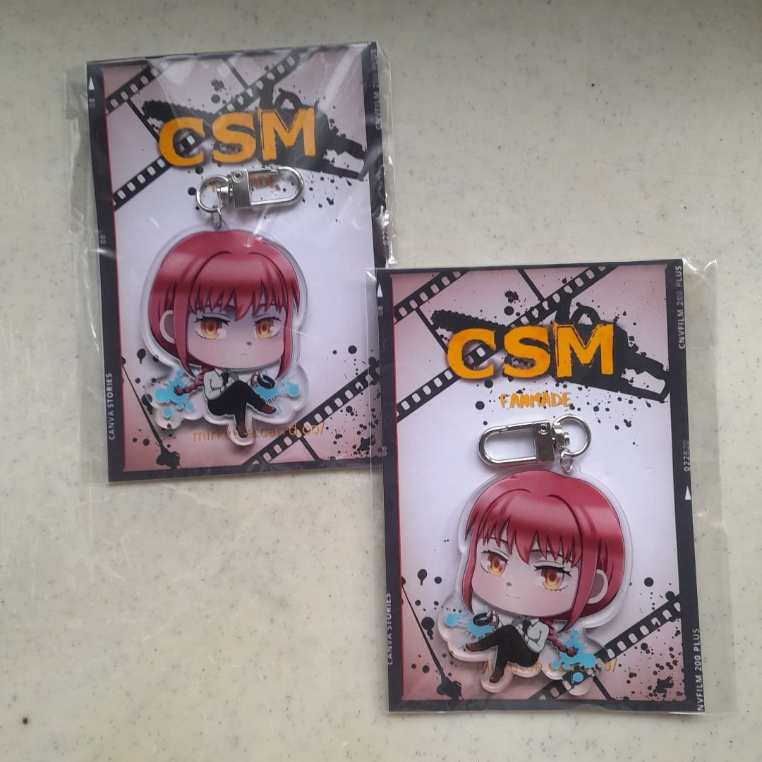 Chainsaw Man Makima acrylic keychain, Hobbies & Toys, Toys & Games on ...