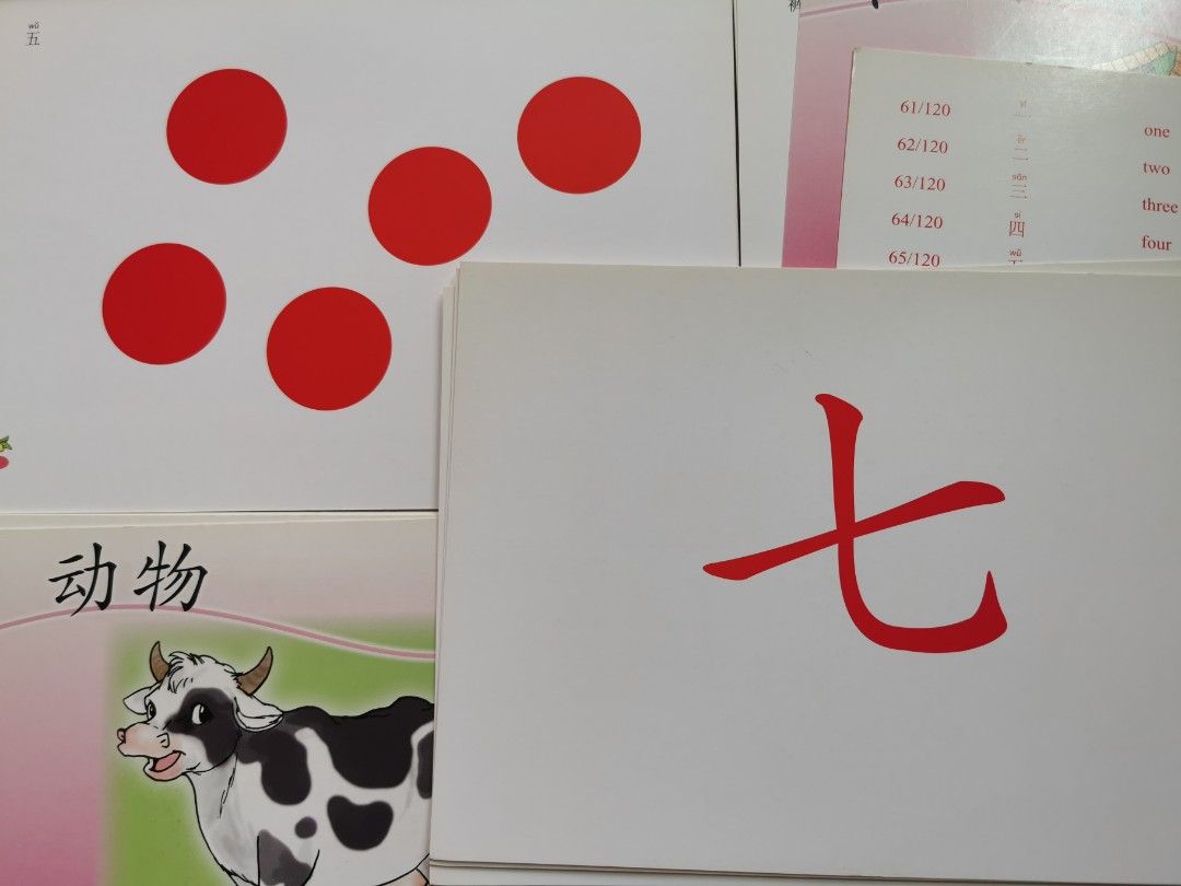 Chinese flash card, Hobbies & Toys, Toys & Games on Carousell