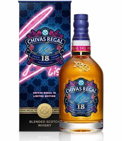 Chivas Regal 18Years Lisa Edition Limited, Food & Drinks, Alcoholic ...