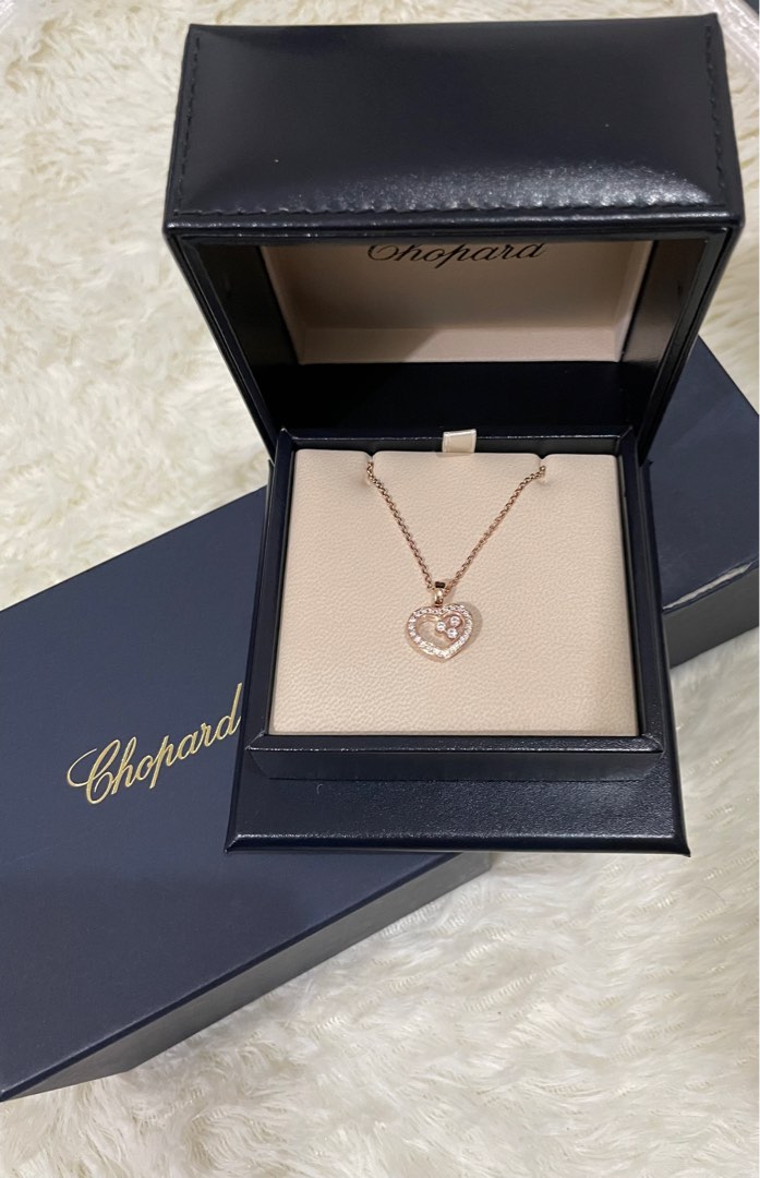 Chopard Original Happy Diamonds Necklace, Women's Fashion, Jewelry ...