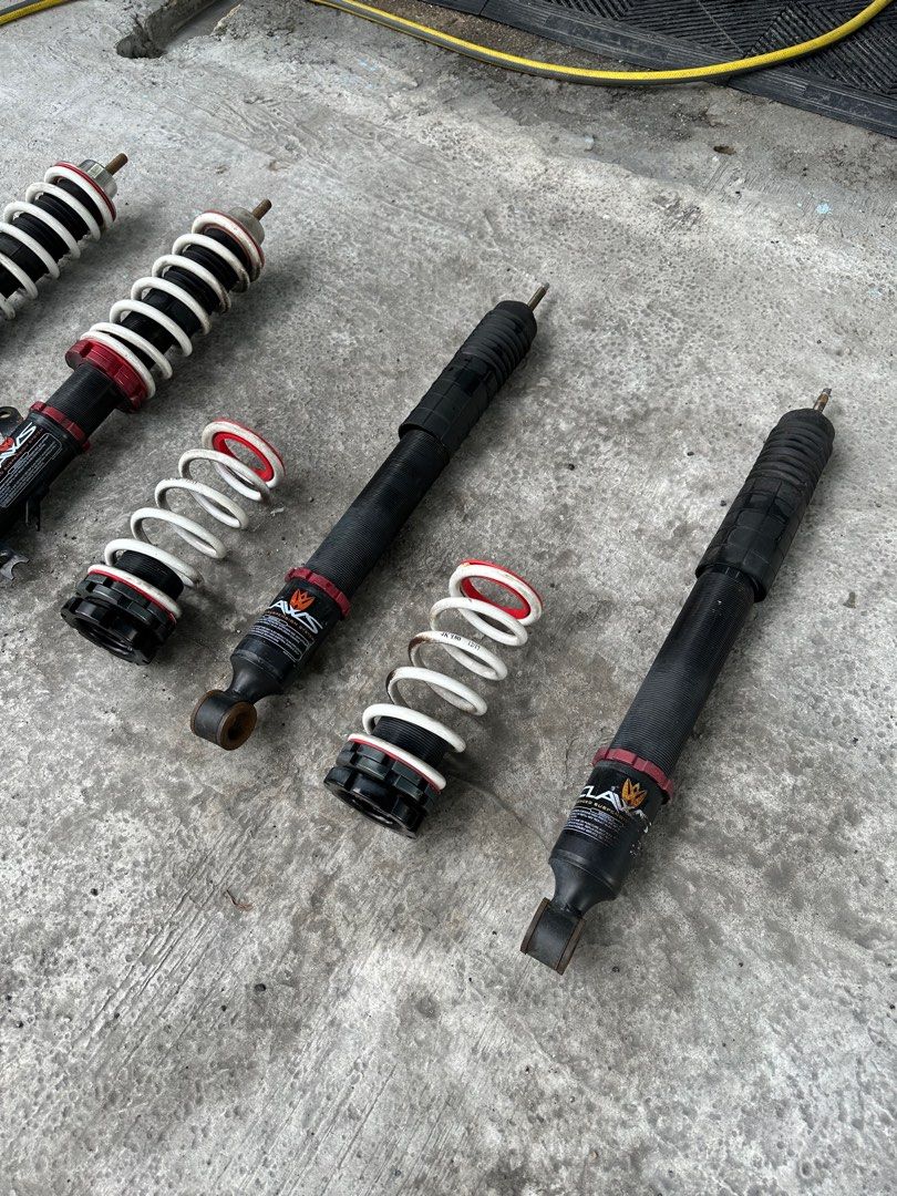 Claws 1 way inverted monotube fully adjustable suspension for Suzuki ...