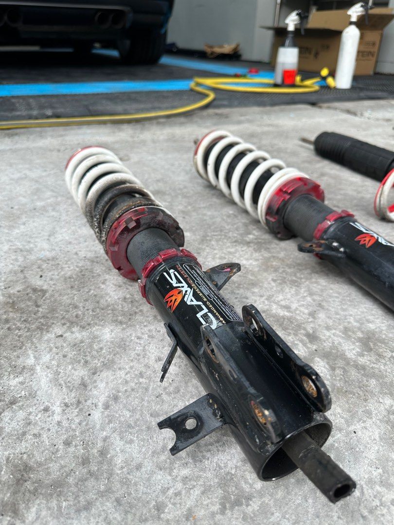 Claws 1 way inverted monotube fully adjustable suspension for Suzuki ...