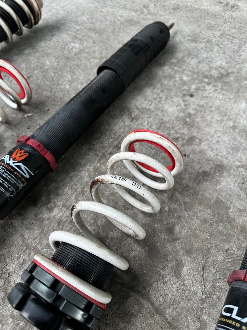 Claws 1 way inverted monotube fully adjustable suspension for Suzuki ...