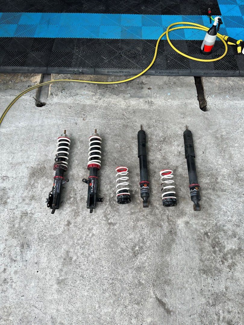 Claws 1 way inverted monotube fully adjustable suspension for Suzuki ...