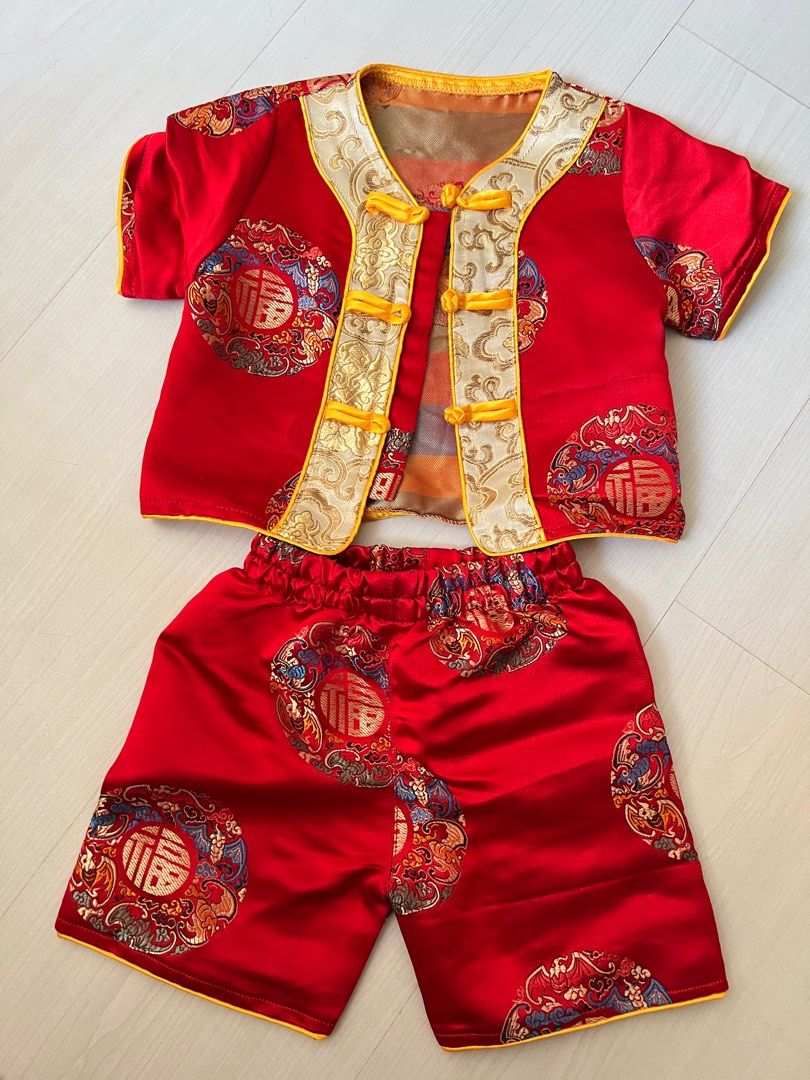 CNY costume, Babies & Kids, Babies & Kids Fashion on Carousell