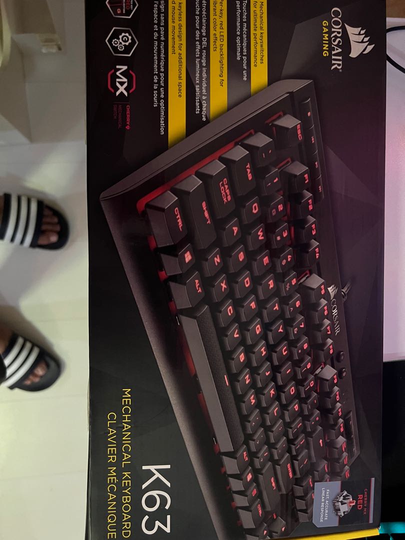 Corsair k63, Computers & Tech, Parts & Accessories, Computer Keyboard ...