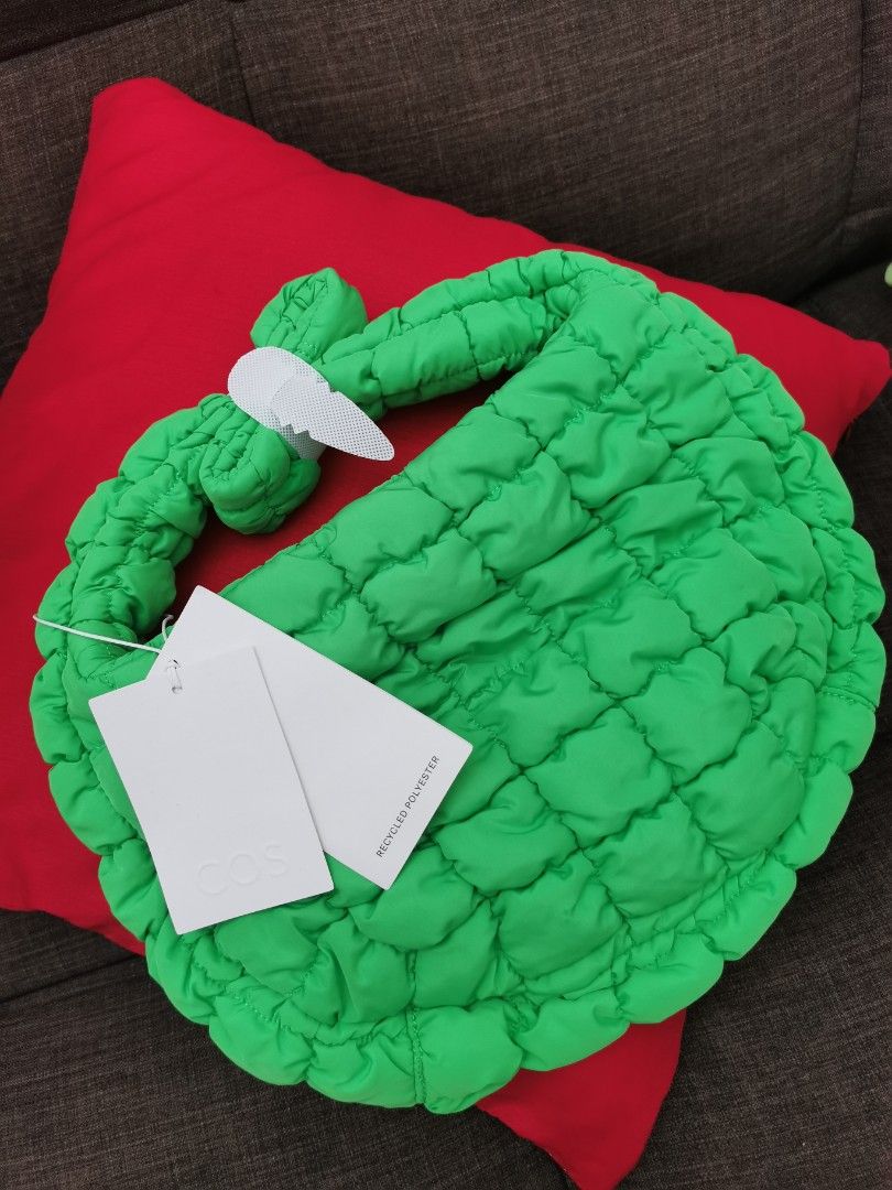 COS Mini Quilted Bag [Bright Green], Women's Fashion, Bags & Wallets ...