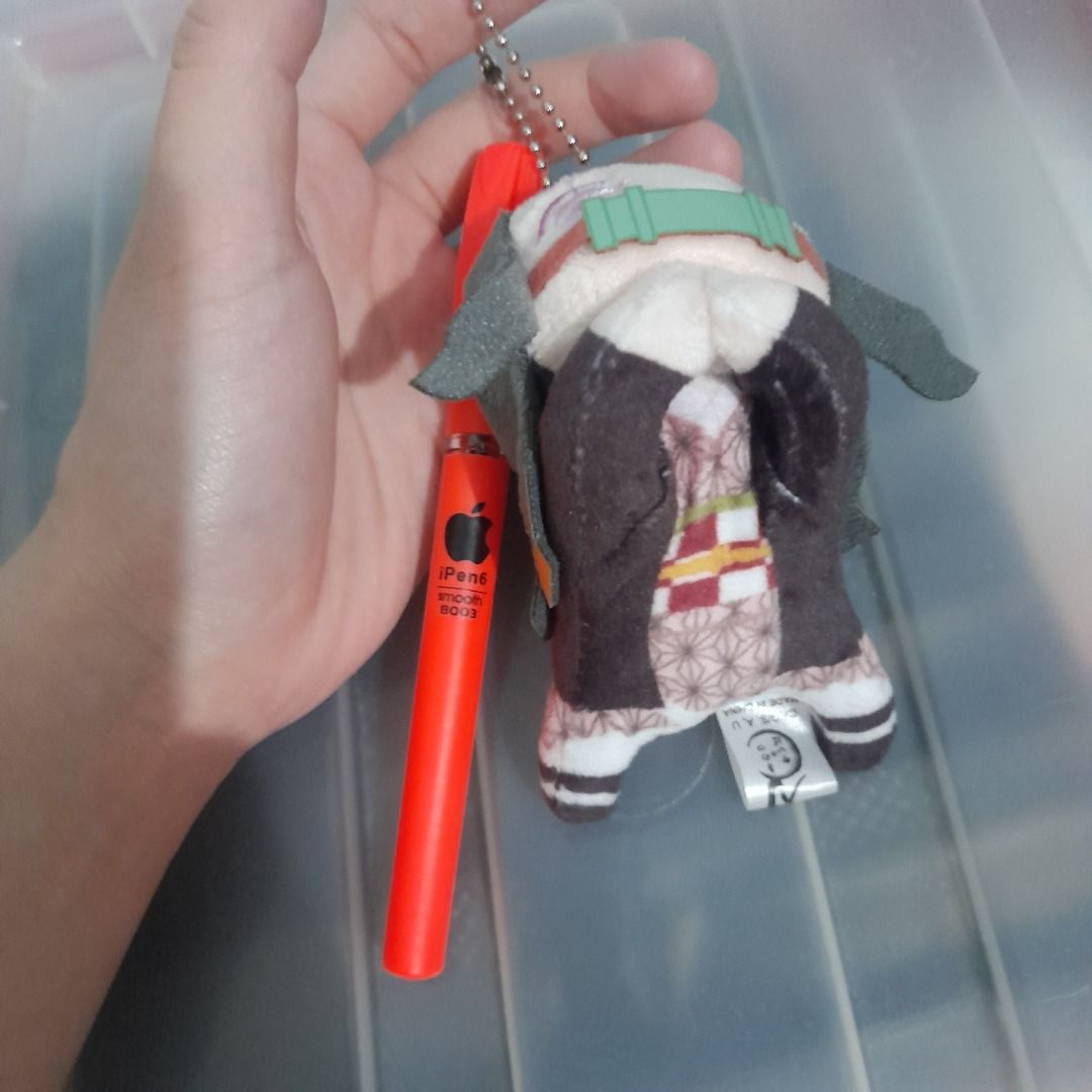 Demon slayer Nezuko plush clip, Hobbies & Toys, Toys & Games on Carousell