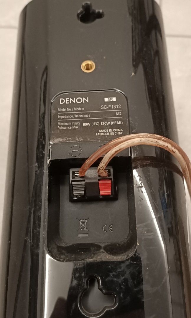 Denon AVR 1312 Receiver Amplifier with 5 speakers, Audio, Soundbars ...