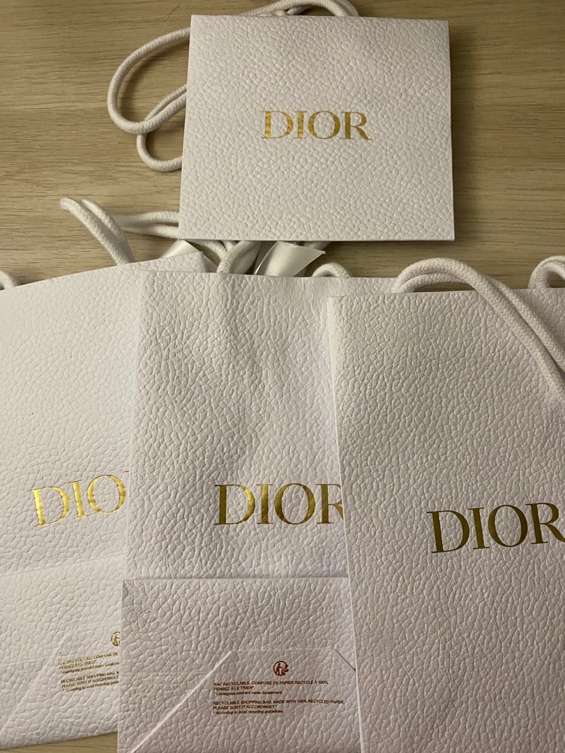 Dior paper bag, Luxury, Bags & Wallets on Carousell
