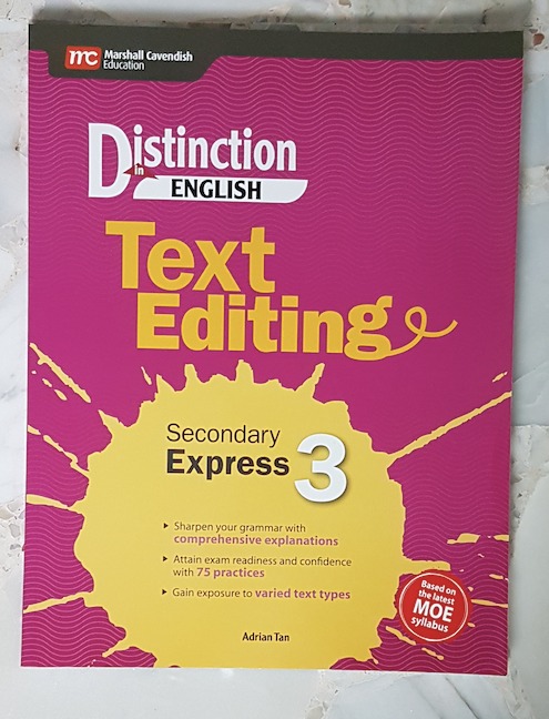 Distinction in English, Text Editing, Secondary 3, Hobbies & Toys ...