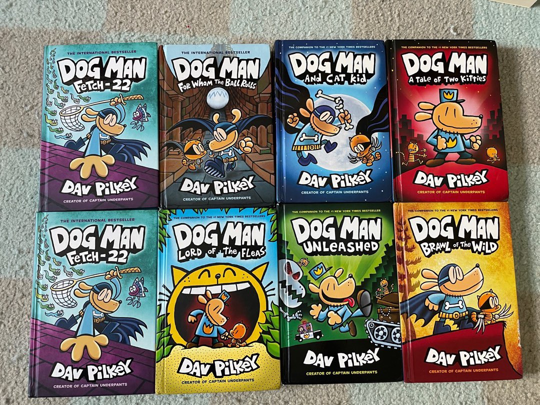 Dog man series (8 titles), Hobbies & Toys, Books & Magazines, Children ...