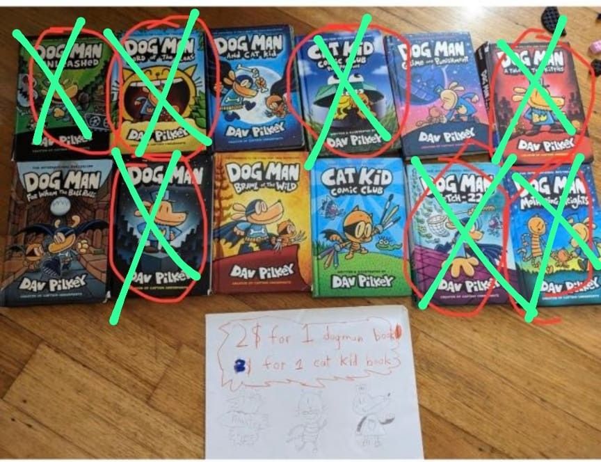 DogMan books and Catkid comics, Hobbies & Toys, Books & Magazines ...