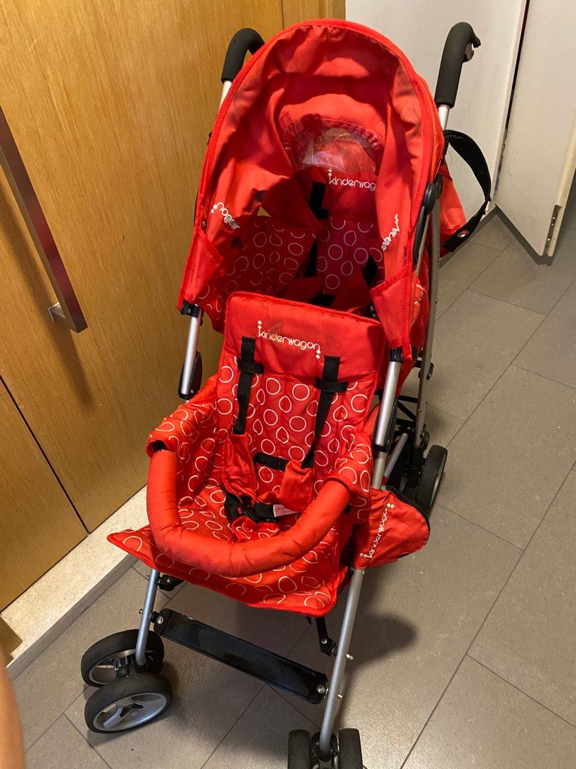 Double pram Kinderwagon, Babies & Kids, Going Out, Strollers on Carousell