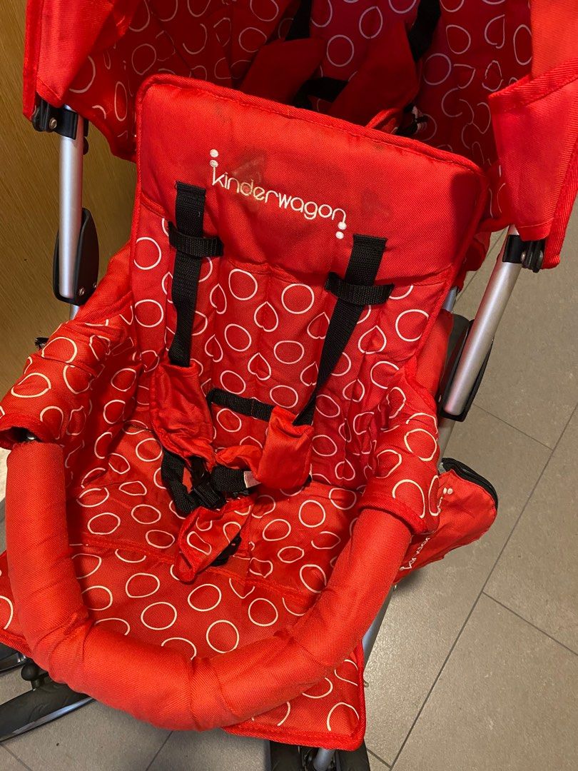 Double pram Kinderwagon, Babies & Kids, Going Out, Strollers on Carousell