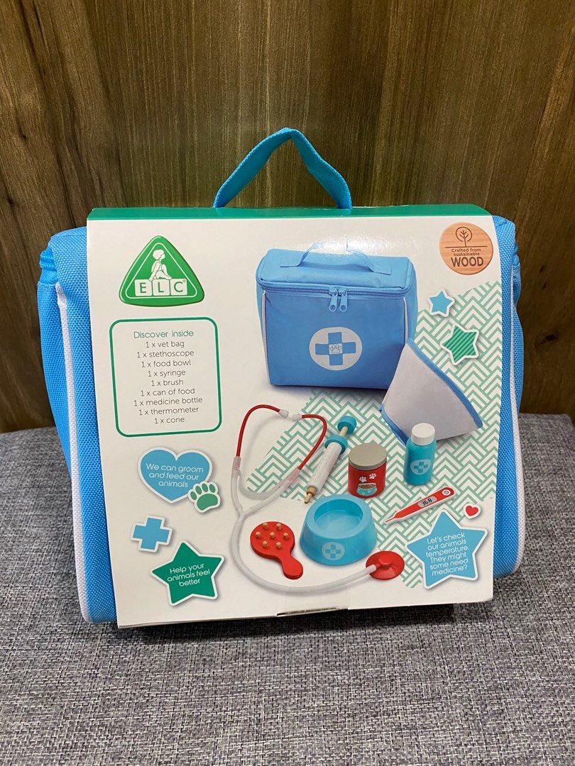 ELC My Little Vet Set (Wooden toys), Hobbies & Toys, Toys & Games on ...