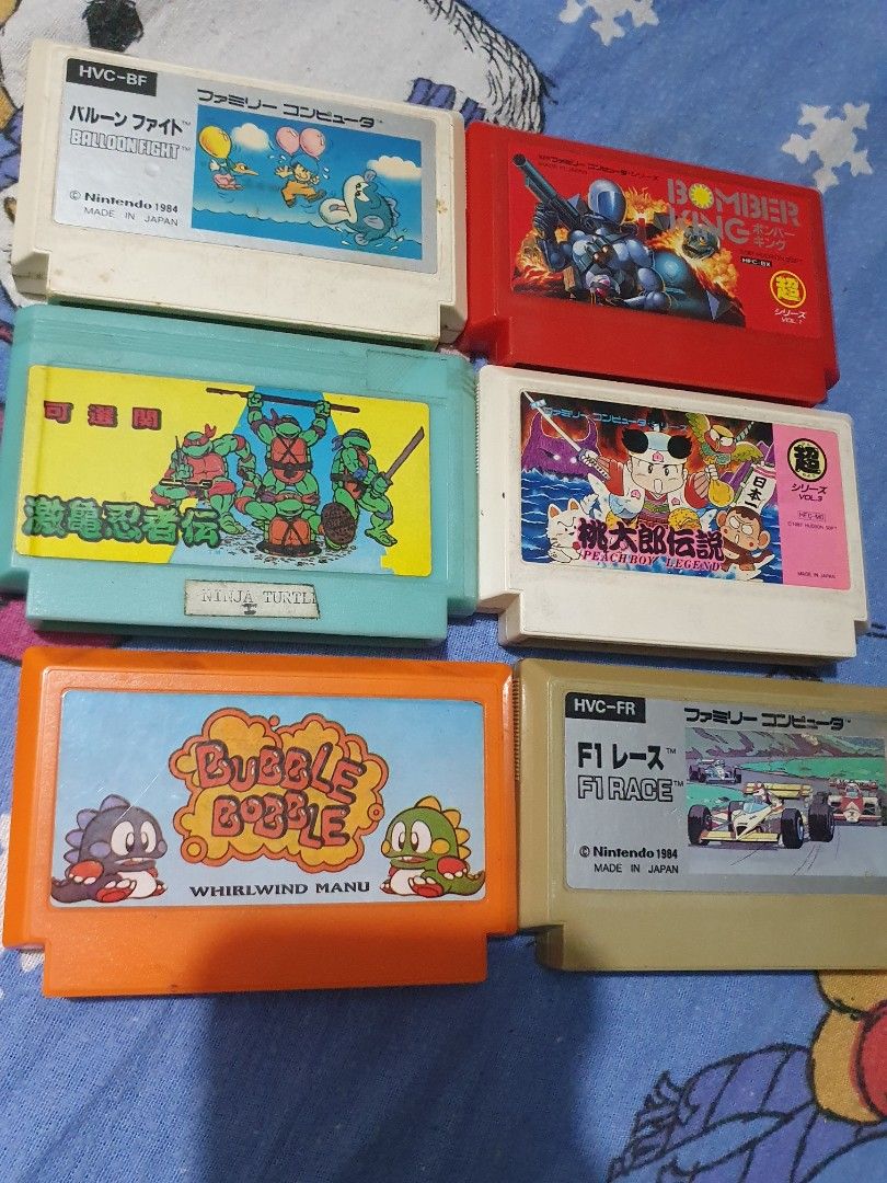 Famicom / Family computer Game Bundle, Video Gaming, Video Games ...