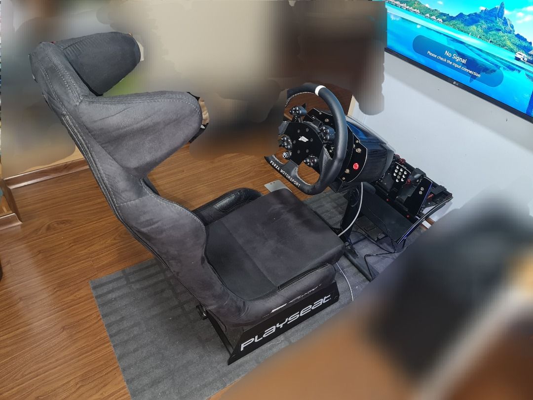 Fanatec + Playseat Racing Simulator Rig, Video Gaming, Gaming ...