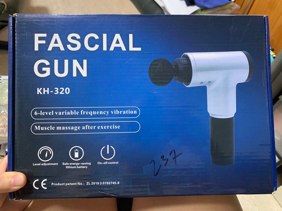 Fascial gun KH-320, Health & Nutrition, Massage Devices on Carousell