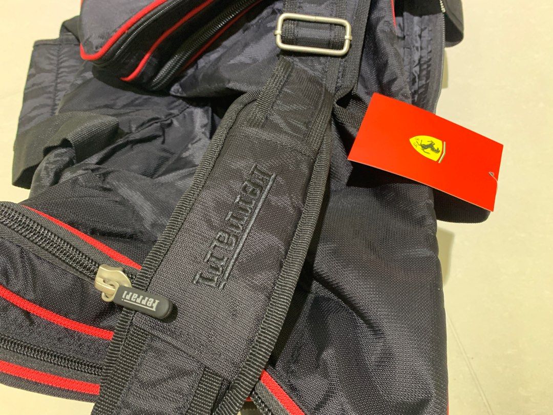 Ferrari Duffel bag, Men's Fashion, Bags, Belt bags, Clutches and ...