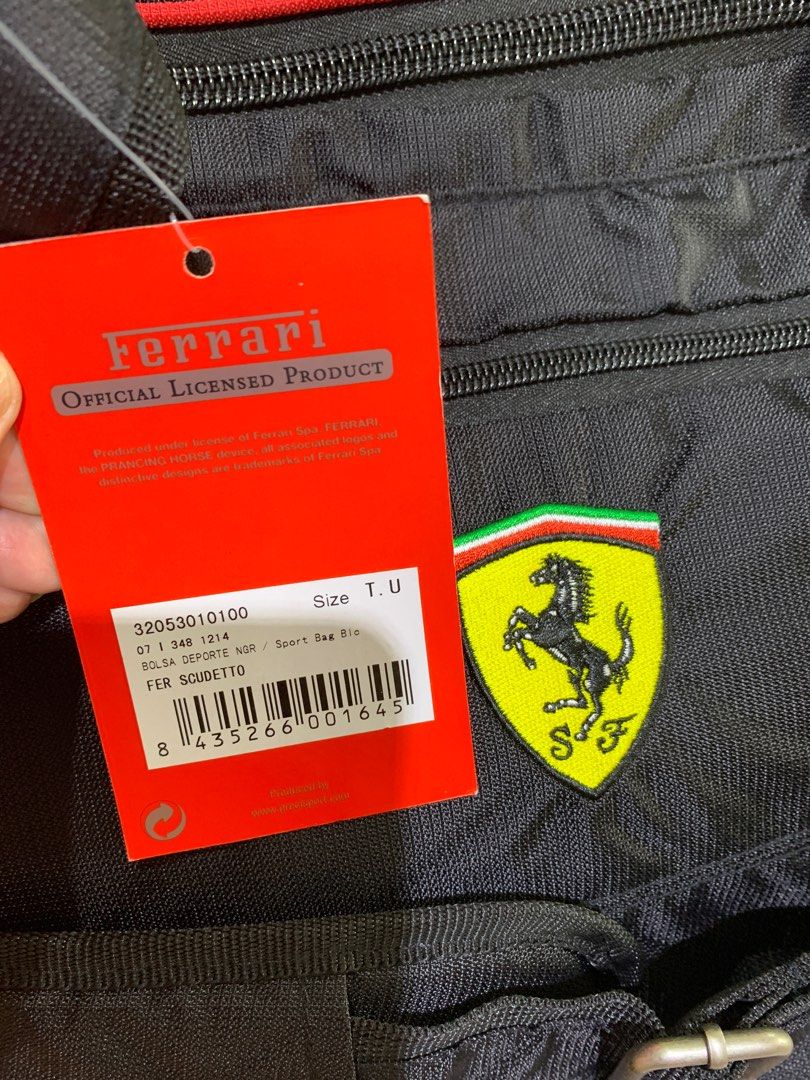 Ferrari Duffel bag, Men's Fashion, Bags, Belt bags, Clutches and ...
