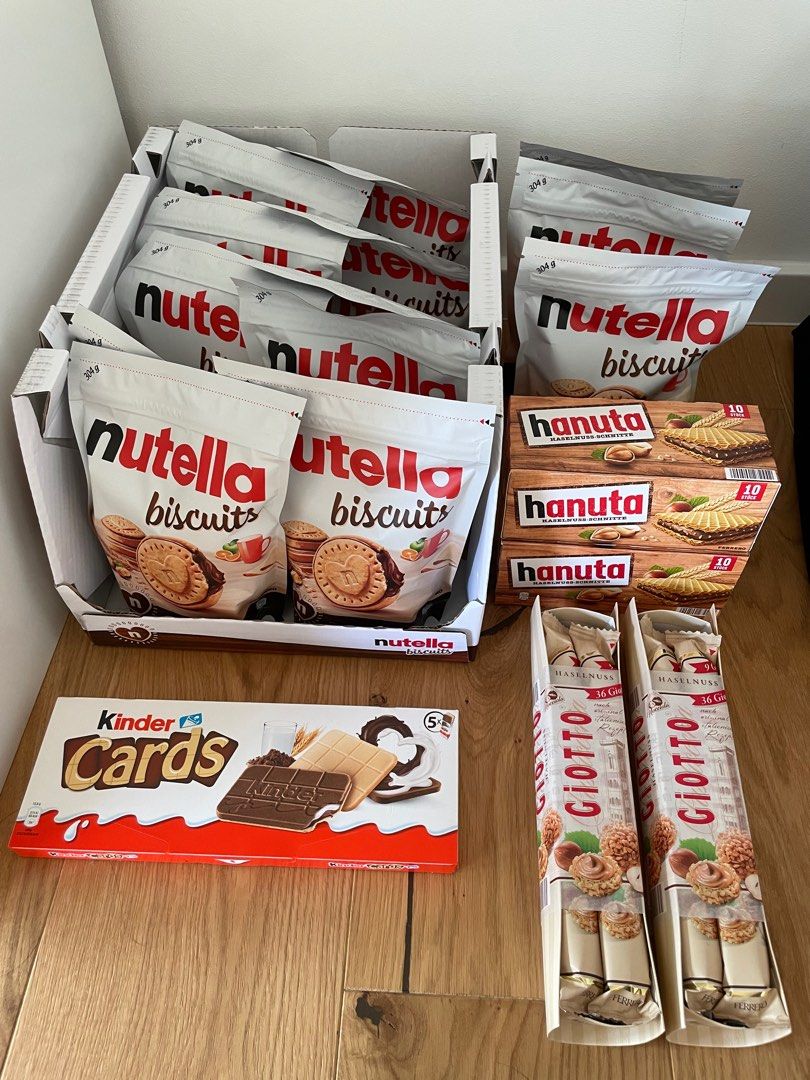 Ferrero - Nutella biscuits, Kinder Cards, hanuta & Giotto chocolate ...