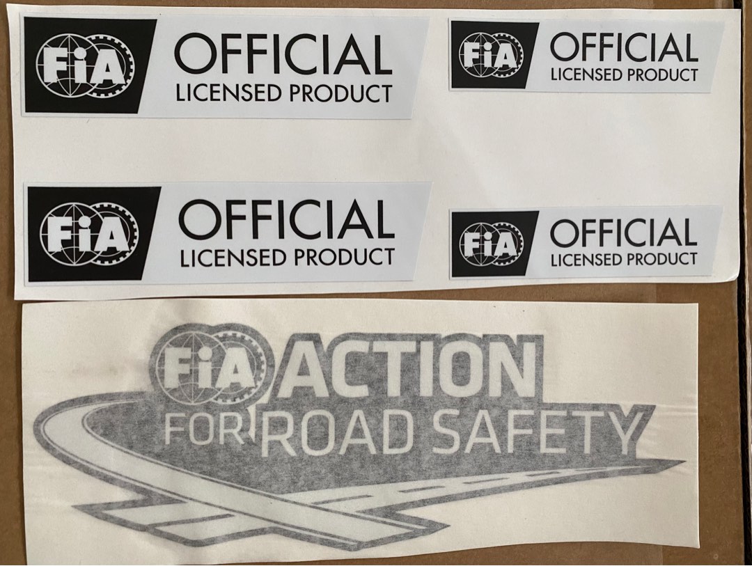 FIA RACING OFFICIAL* Sticker/Decal, Car Parts & Accessories, Emblem ...