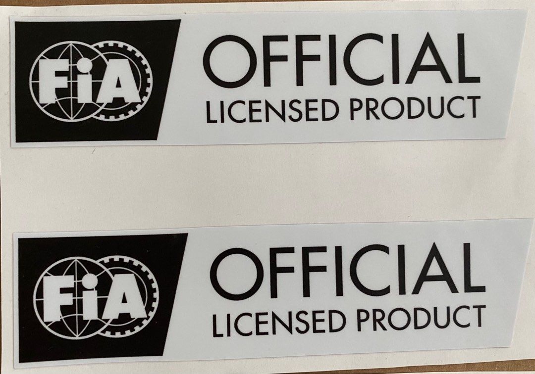 FIA RACING OFFICIAL* Sticker/Decal, Car Parts & Accessories, Emblem ...