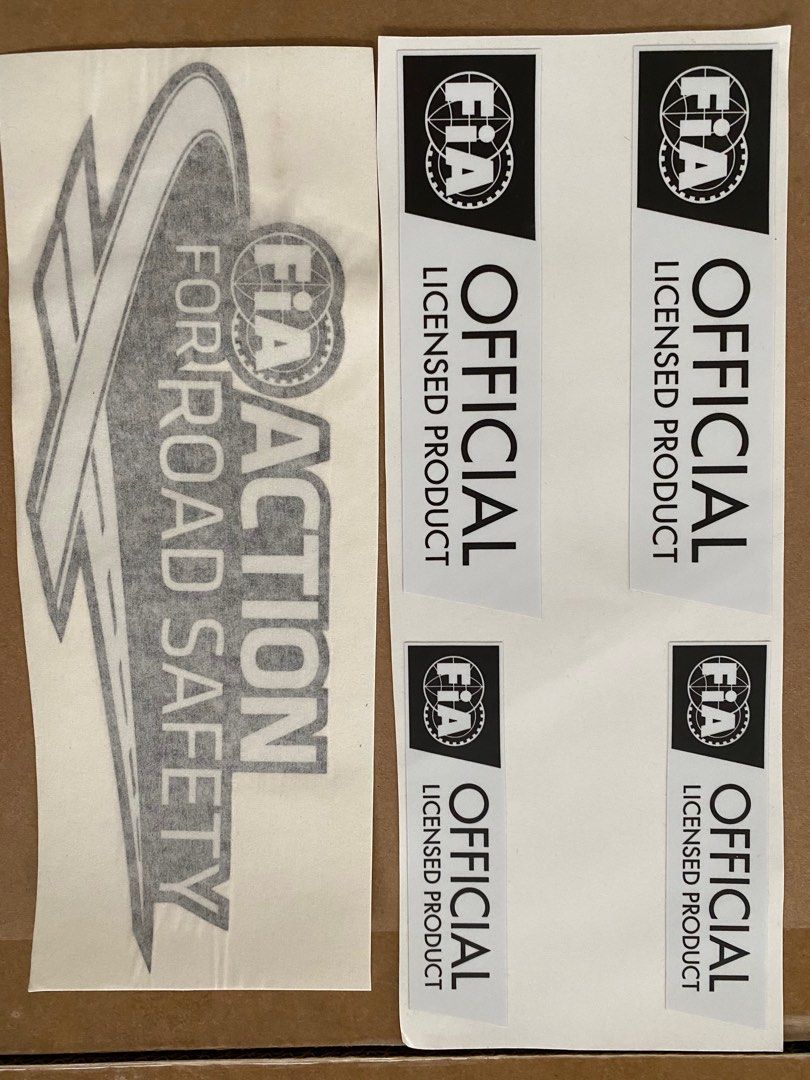 FIA RACING OFFICIAL* Sticker/Decal, Car Parts & Accessories, Emblem ...