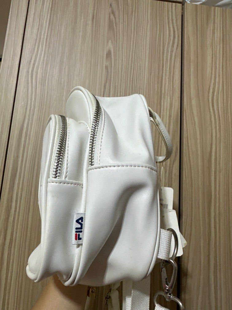 Fila Bag white, Men's Fashion, Bags, Backpacks on Carousell