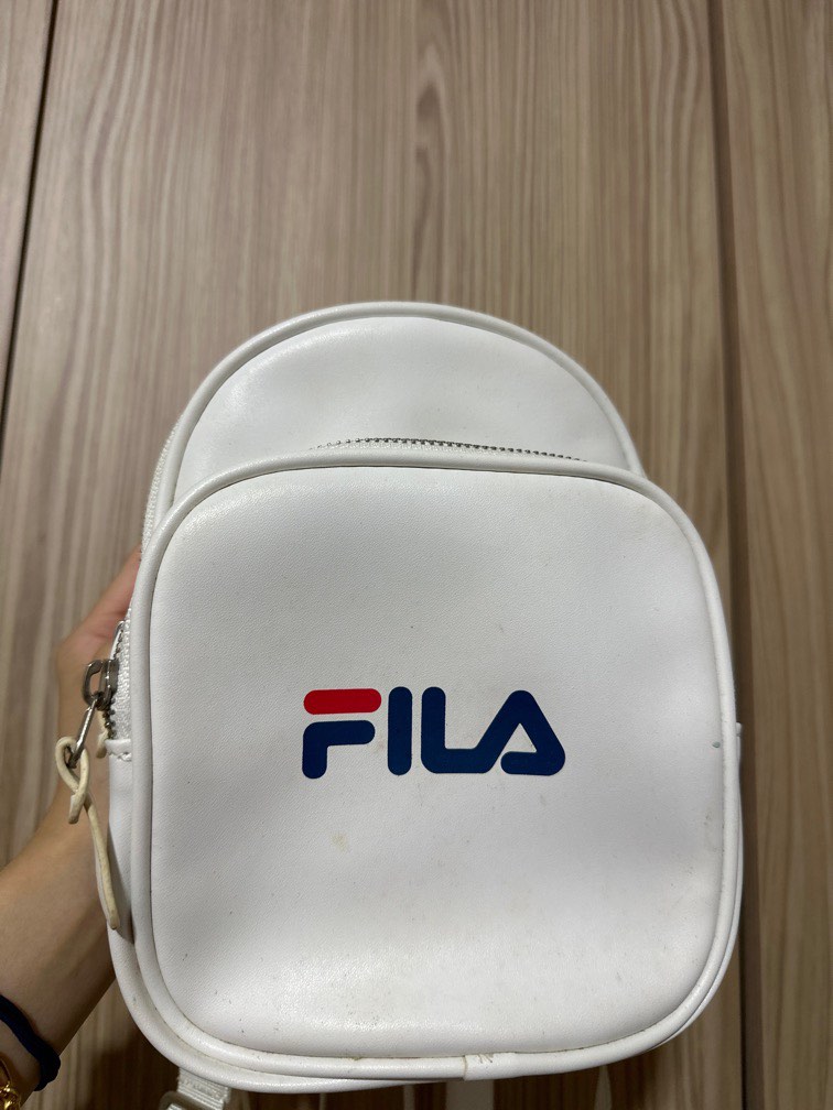 Fila Bag white, Men's Fashion, Bags, Backpacks on Carousell