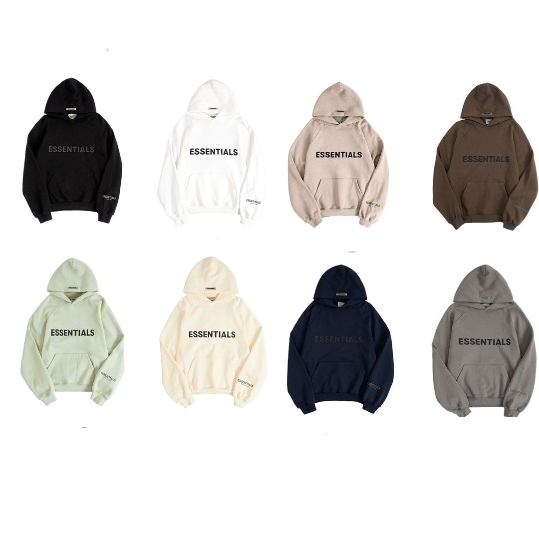 FOG Fear of God Essentials Hoodie Pullover, Men's Fashion, Coats ...