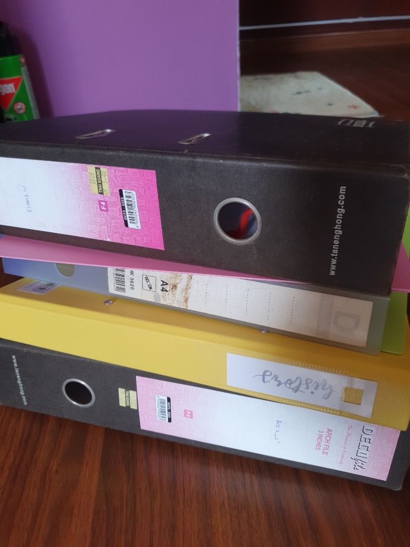 Free A4 ring files, Hobbies & Toys, Stationery & Craft, Stationery ...