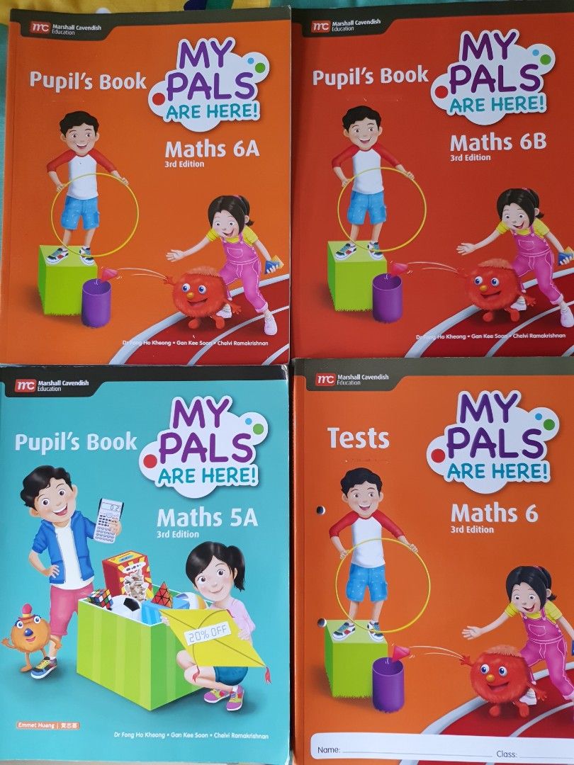Free unused P6 maths textbooks (A, B, tests) and P5 maths, Hobbies ...