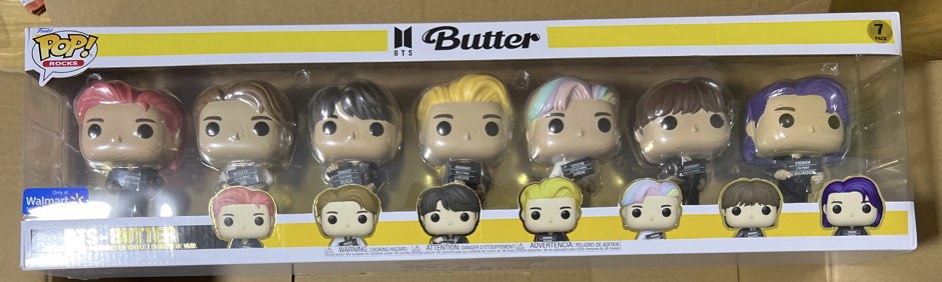 Funko Pop BTS BUTTER Walmart exclusive 7 pack, Hobbies & Toys, Toys ...