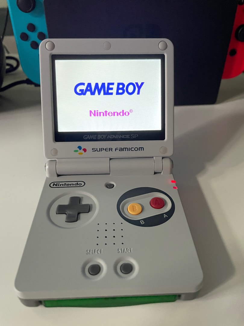 Gameboy Advance SP Super Famicon Edition with IPS display, Video Gaming ...