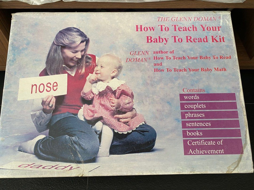 Glenn Doman How to Teach Your Baby to Read / Math kit, Hobbies & Toys ...