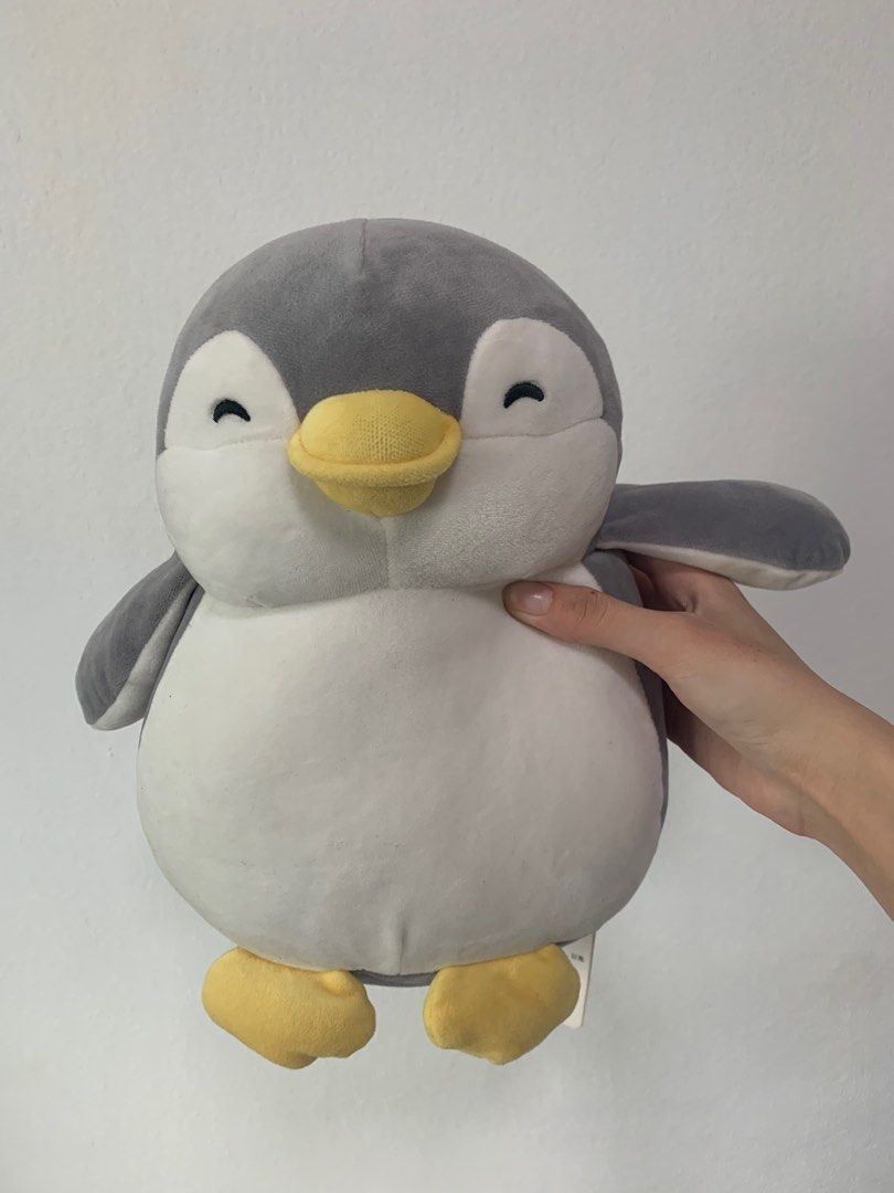 grey miniso penguin plush, Hobbies & Toys, Toys & Games on Carousell